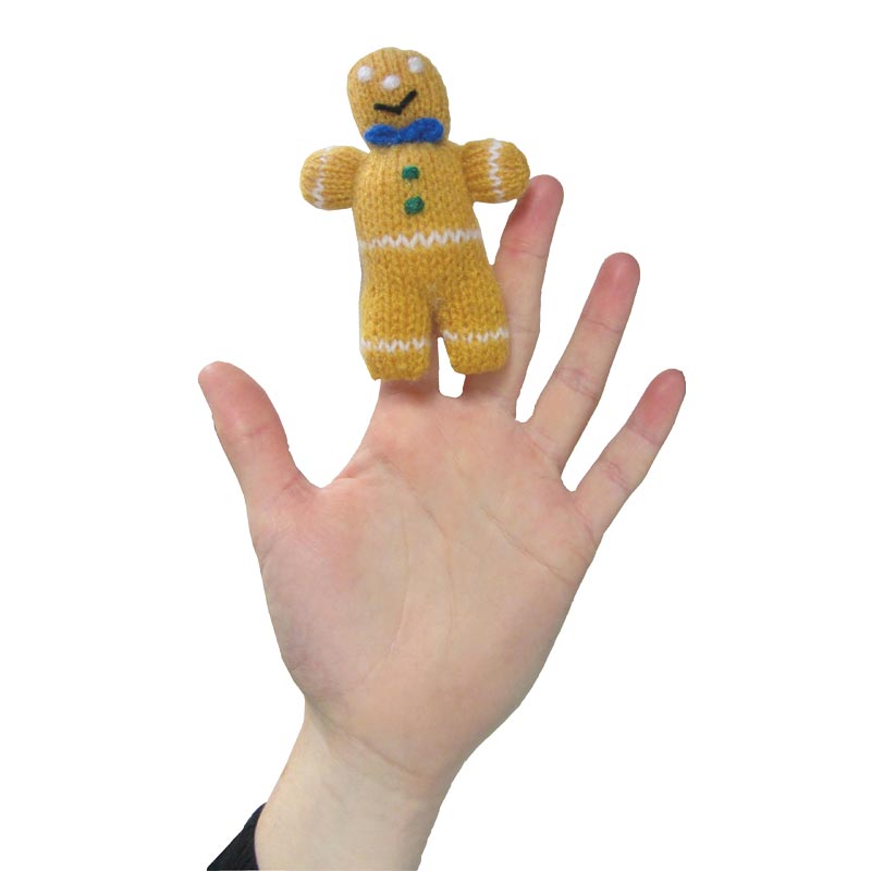 Gingerbread Man Finger Puppet - Grasmere Gingerbread
