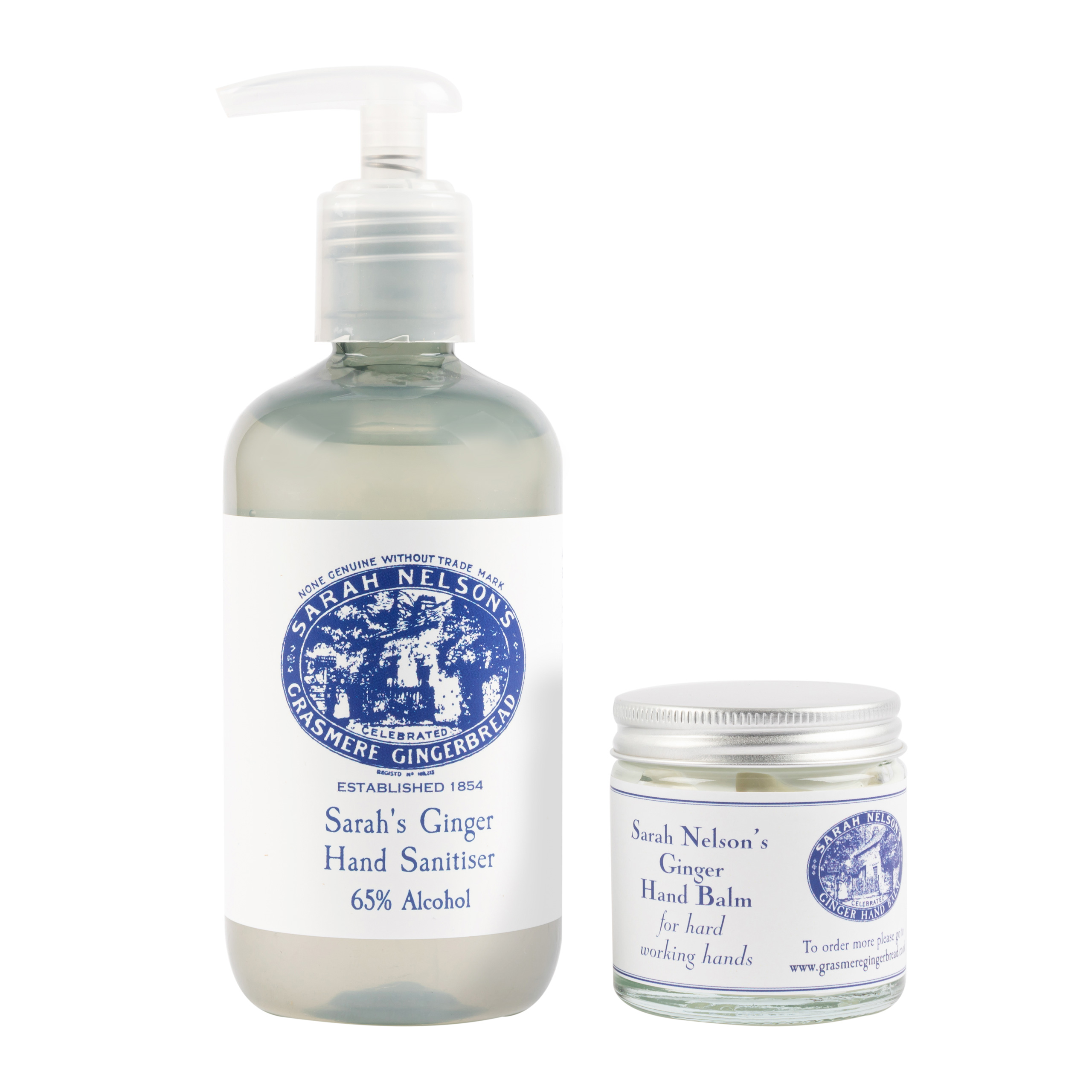Sarah Nelson's Hand Sanitiser 250ml & Sarah Nelson's Ginger Hand Balm ...