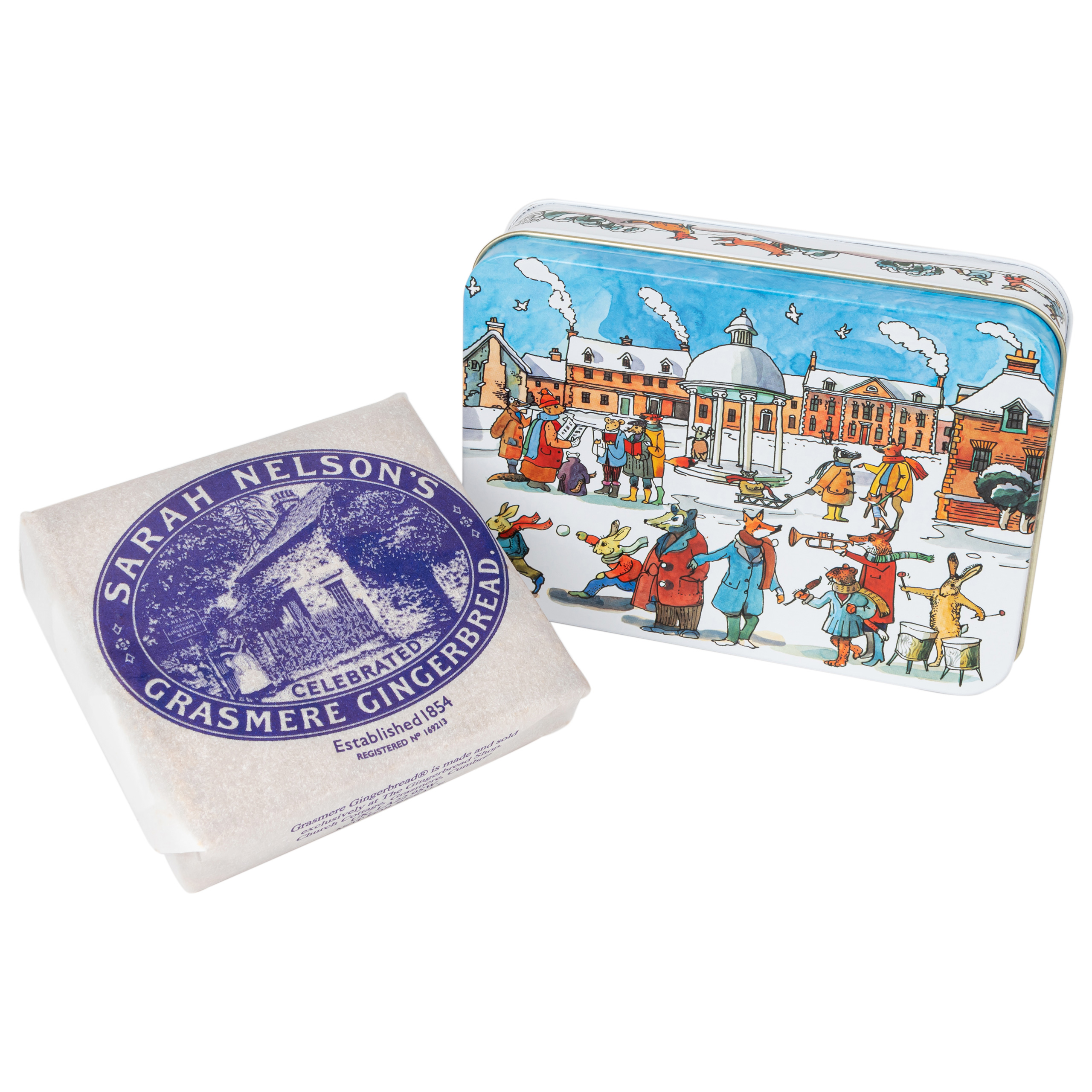 Winter Scene Grasmere Gingerbread® Gift Tin | Grasmere Gingerbread