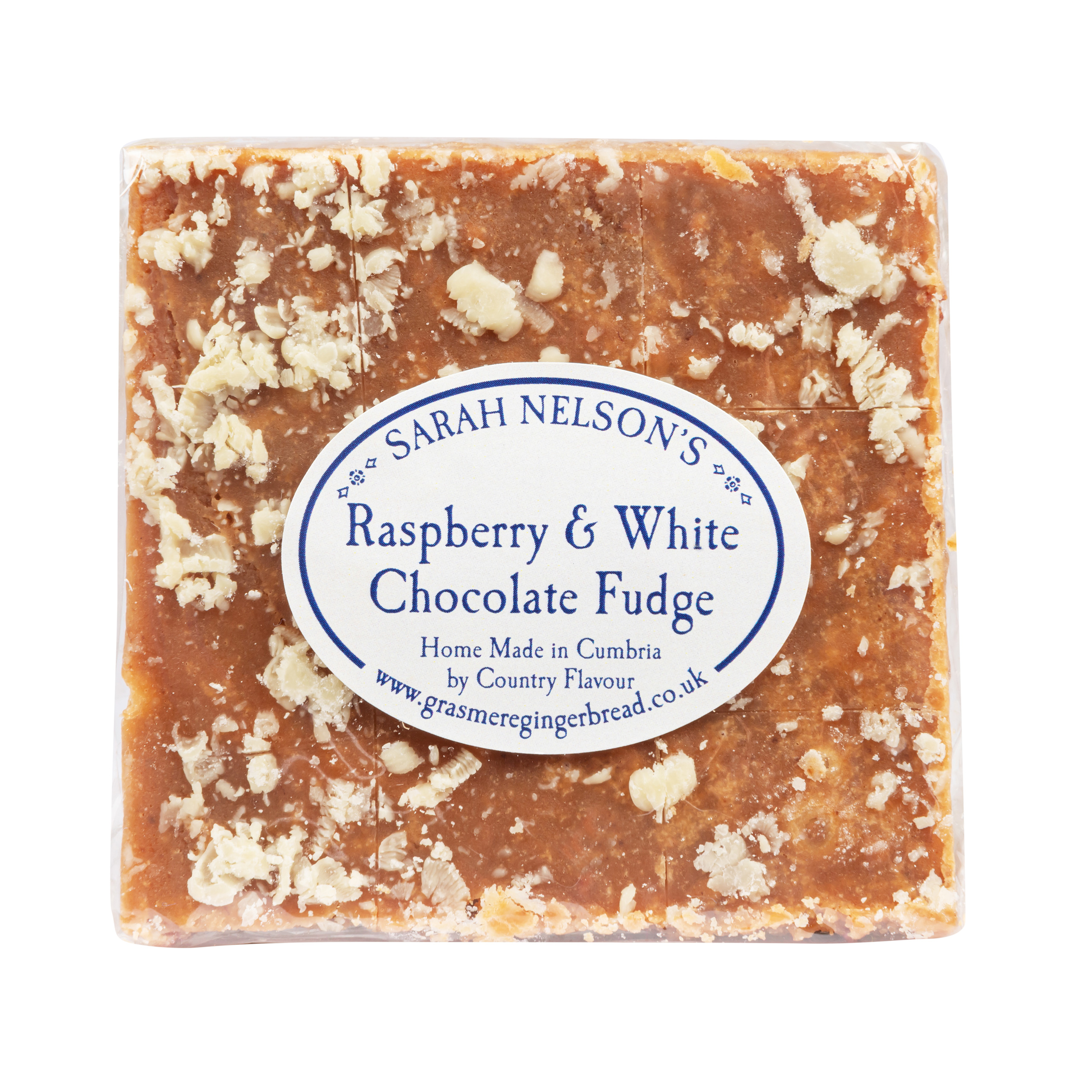 Sarah Nelson's Raspberry & White Chocolate Fudge | Grasmere Gingerbread