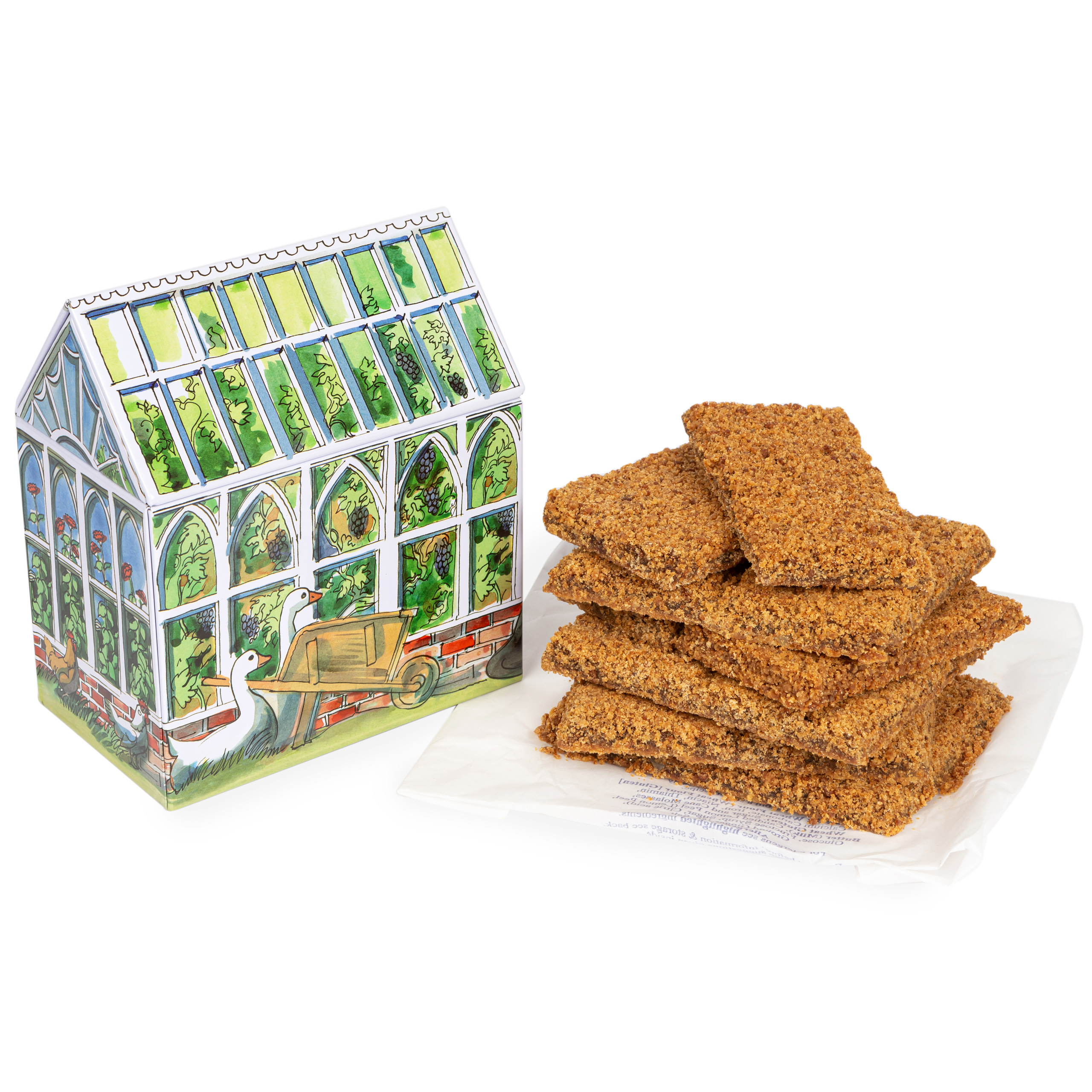 Grasmere Gingerbread® ‘Dad’s Greenhouse’ Gift Tin | Grasmere Gingerbread