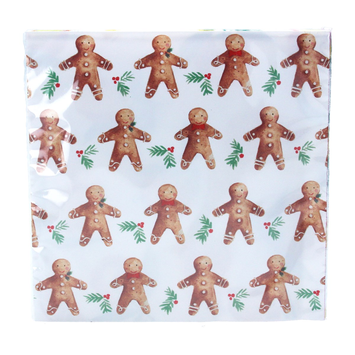 Gingerbread Man Christmas Dinner Napkins | Grasmere Gingerbread