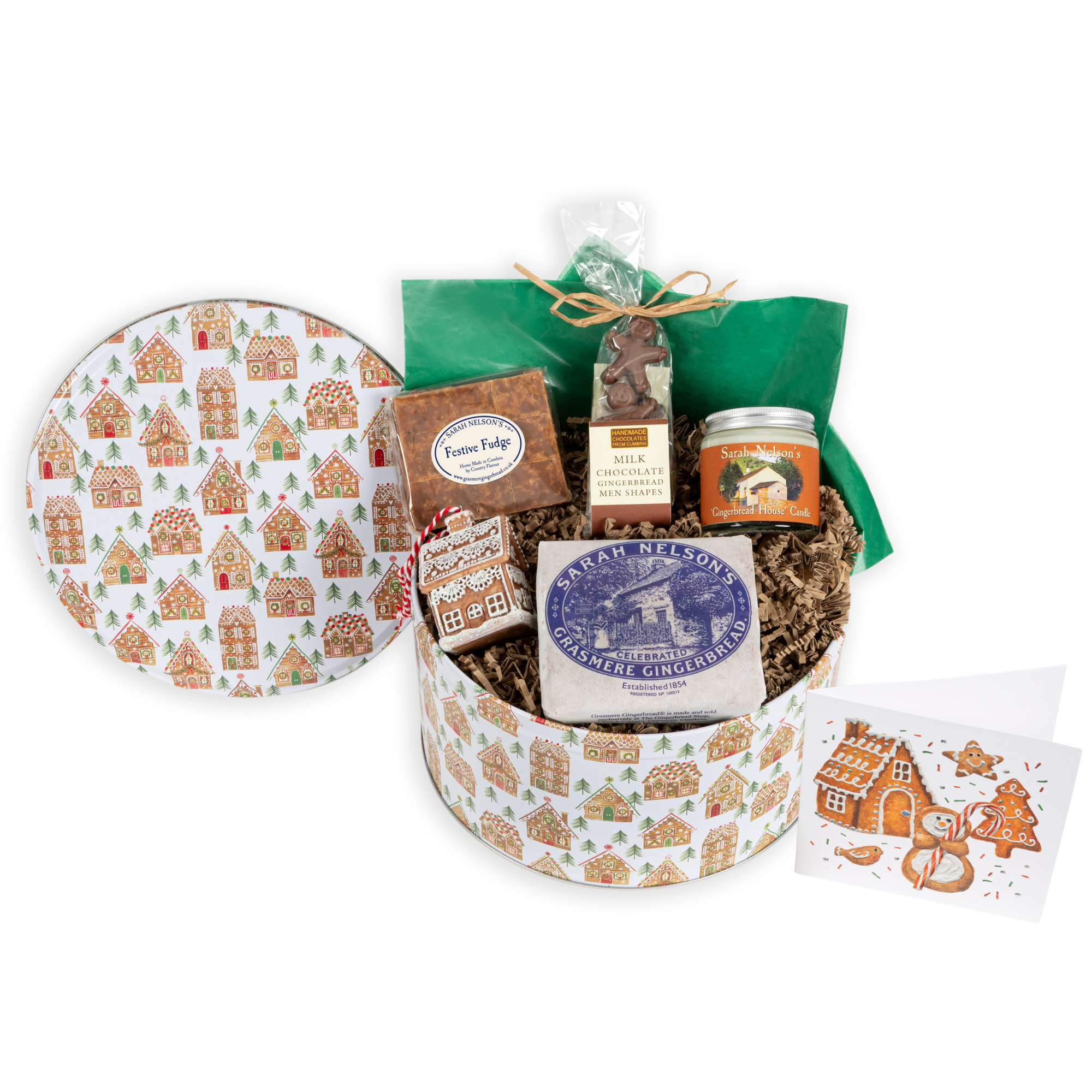 The Gingerbread House Christmas Gift Tin | Grasmere Gingerbread