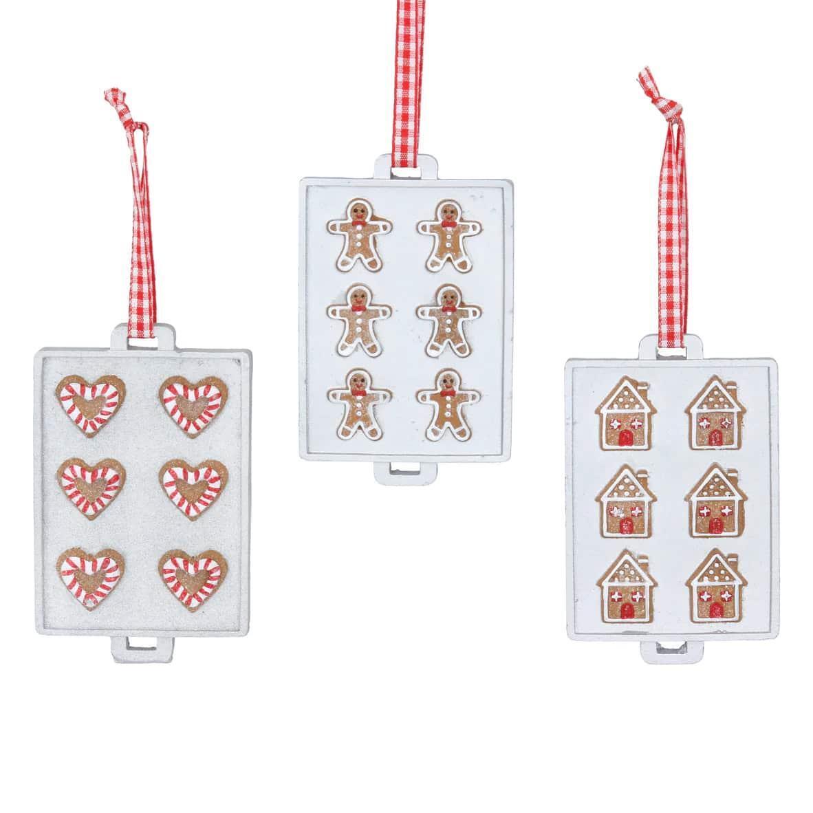 Gingerbread Baking Tray Christmas Decoration Set | Grasmere Gingerbread